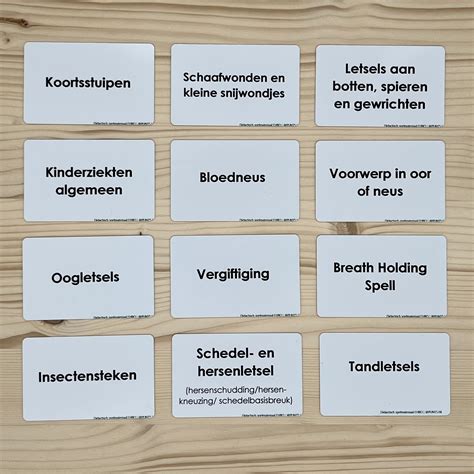 TRIO Memory Kinder EHBO Punt 5