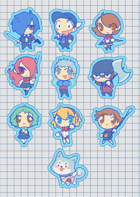 Yuuki Makoto Aegis Kirijou Mitsuru Takeba Yukari Yamagishi Fuuka And More Persona And