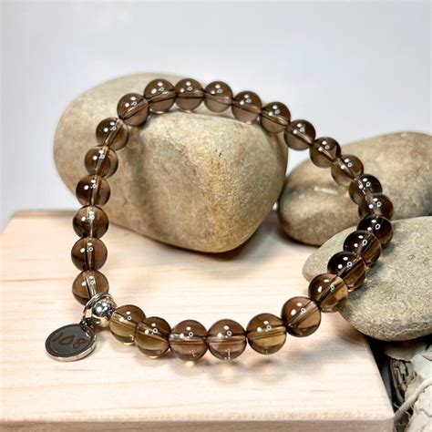 Smoky Quartz Bracelet One Zero Eight Mala Jewelry