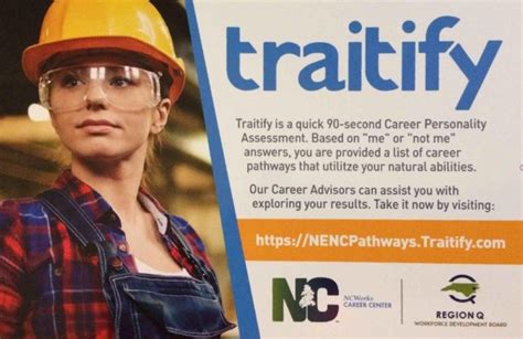 Traitify Career Personality Assessment Northeast Nc Career Pathways