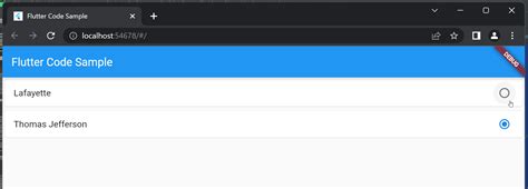 The Radio Button Selector Indicator Is Not Centered In Web Mobile · Issue 113087 · Flutter