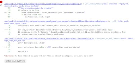 Valueerror The Truth Value Of An Array With More Than One Element Is
