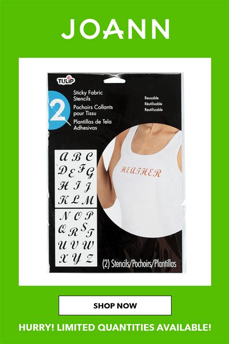 Joanns Script Stencils At Jackie Proctor Blog