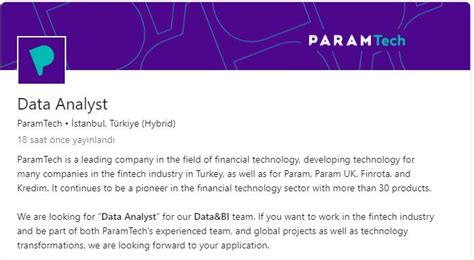 Deniz Alkan Linkedin‘de Dataengineer Dataanalyst Param Paramtech