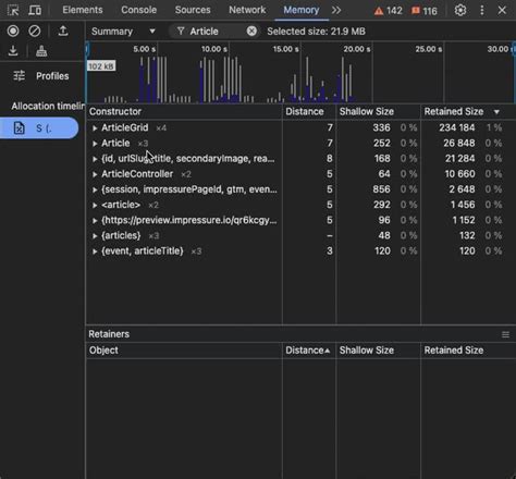 Chrome Devtools Memory Tab Is Powerful Recently I Wanted To Know How Matthew Vitello