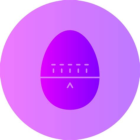 Egg Timer Gradient Circle Icon 39498652 Vector Art At Vecteezy