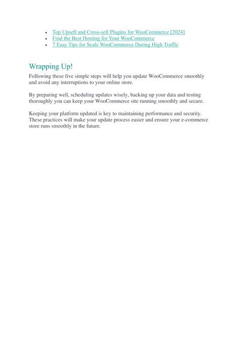 Ppt Top 5 Practices For Safely Updating Woocommerce Without Downtime