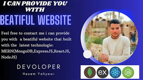 Create Full Responsive Website With Mern Technol By Hazemyahyawi Fiverr