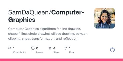 Github Samdaqueen Computer Graphics Computer Graphics Algorithms For