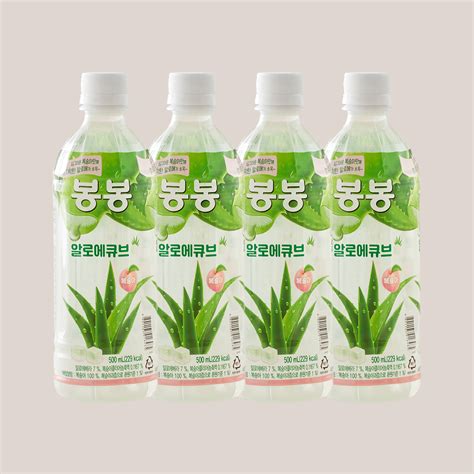 봉봉알로에큐브복숭아 배민스토어