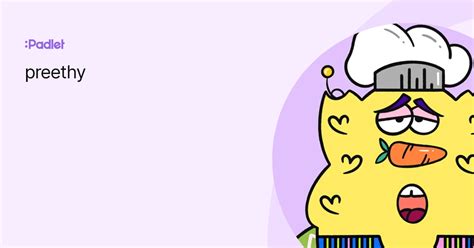 Preethy Profile Padlet