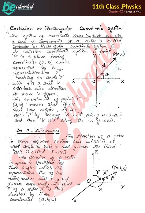 Chapter 2 Physic FSc Part 1 Notes Inter Part 1 Notes