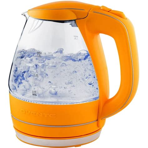 Ovente Glass Electric Kettle Hot Water Boiler 15 Liter Borosilicate