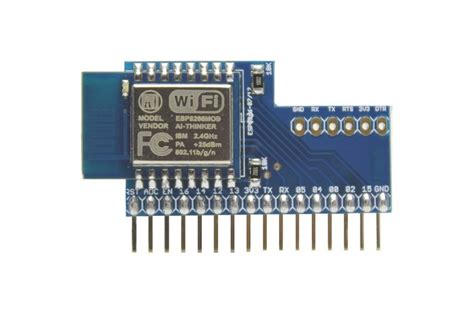 Esp8266 Vertical Adapter With Esp 12d 32 Mbit From Iron On Tindie