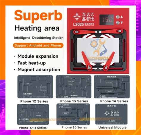 Đế Nhiệt Tách Ghép Main Xinzhizao L2023 Từ X 15pro Max