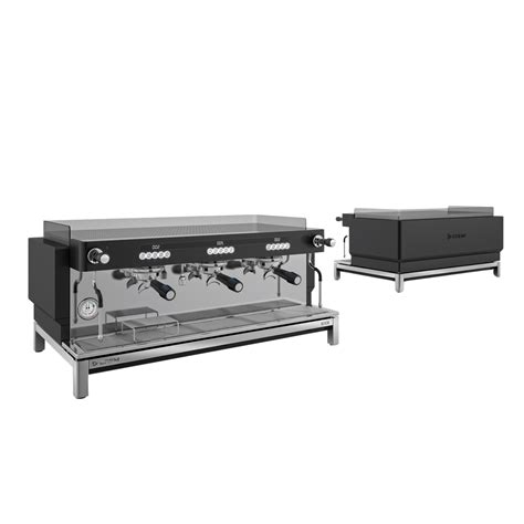 Crem Ex3 3 Group Display Traditional Espresso Machine Pro Coffee Machine