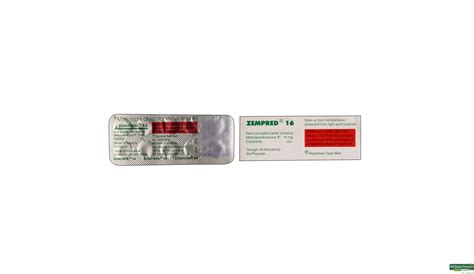 Buy Zempred 16mg 10 Tablets Online At Best Prices Wellness Forever