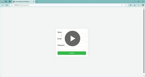 🎯 Task 6 Completed Form Styling And Validation Pavani Abothula