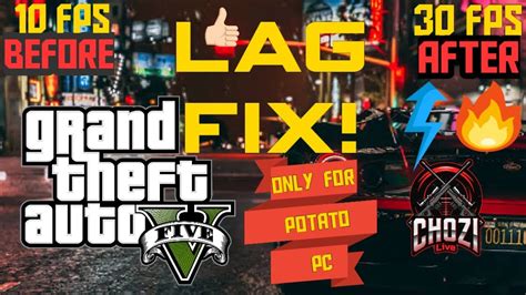 How To Fix Lag In Gta V On A Low End Pc Lagfix Fps Boost YouTube