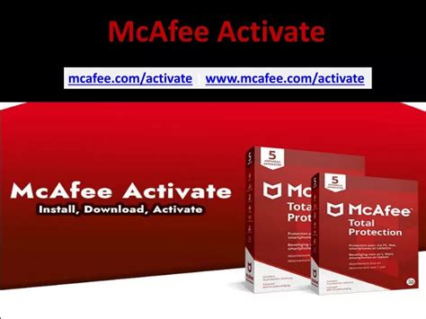PPT McAfee Activate PowerPoint Presentation Free Download ID 10768477
