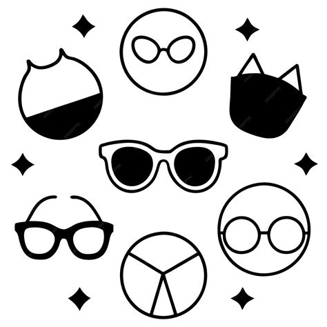 A Pair Of Glasses With A Pair Of Glasses On Them Premium Ai Generated