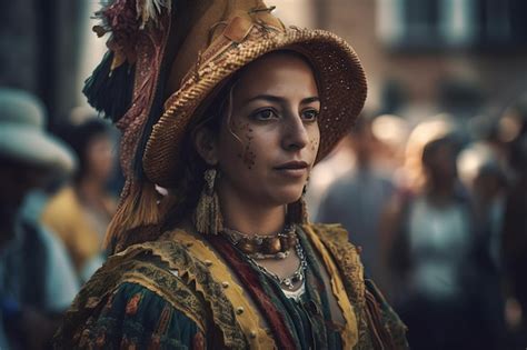 Premium Ai Image People Having Fun And Dance Festa Juninas