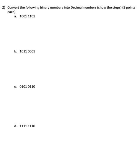 Solved For Each Question You Are Required To Show Your Chegg Com