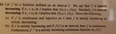 solved 13 let f be a function defined on an interval i we
