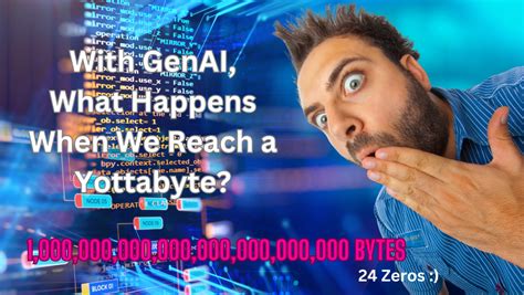 With Genai What Happens When We Reach A Yottabyte