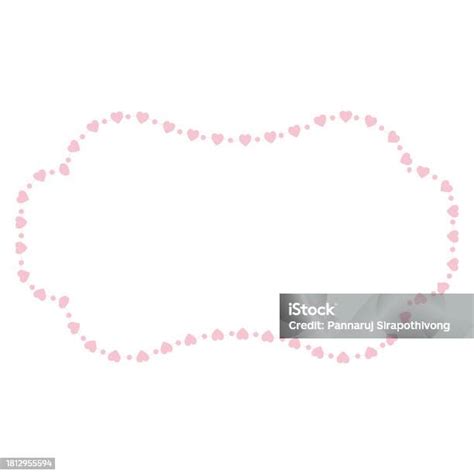 직사각형 프레임 하트 프레임 귀여운 핑크 파스텔 장식 사랑 패턴 클래식 낭만적 인 수평 빈티지 프레임 심장 테두리 골동품에 대한 스톡 벡터 아트 및 기타 이미지 Istock