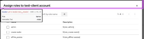 Accessibilityclients List Moderate Issues · Issue 17701 · Keycloakkeycloak · Github