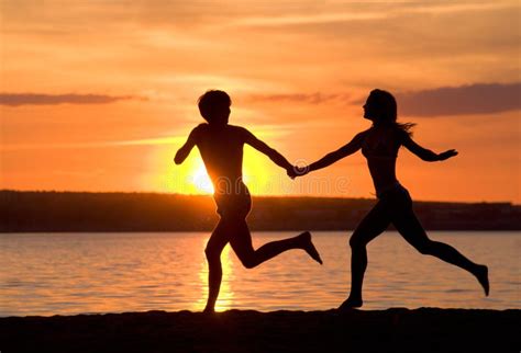 Active Rest Stock Photo Image Of Couple Girl Enjoying 9636610