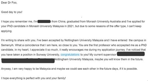 Yee Boon Yvonne Foo On Linkedin While I May Not Have The Opportunity To Supervise And