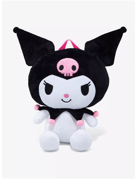 Kuromi Black Backpack Pink Accessories Cute Japan Sanrio Hello Kitty