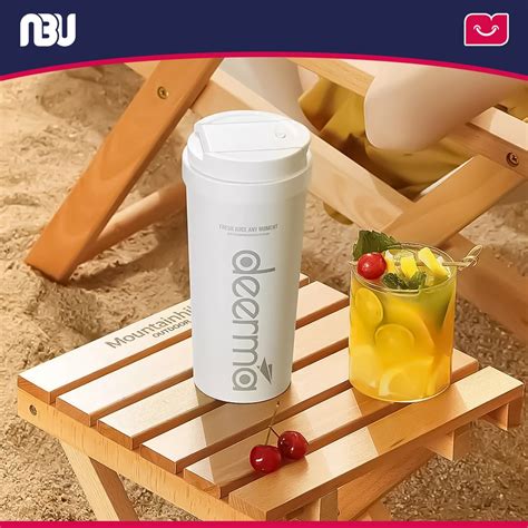 ابوشهاب ماگ و مخلوط کن و مینی آبمیوه گیری قابل حمل شیائومی مدل Deerma Nu90