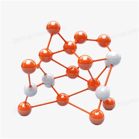 3d立体化学分子结构免抠元素png图片素材下载元素png熊猫办公