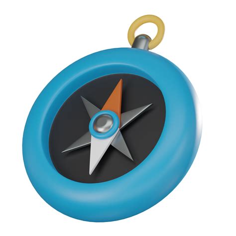 Compass Tool For Exploration And Adventure 3d Render 44810705 Png