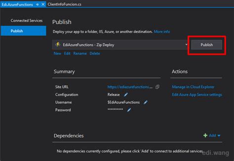 create azure function app with core and cd from github edi wang
