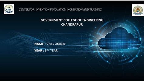 Presentation On Cloud Computing By Vivek Atalkarpptx