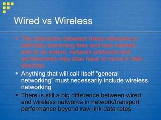 Wired Network And Wireless Network Difference Ppt Internet Of Things Internet