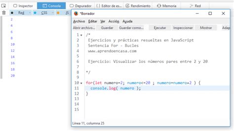 Bucles En Javascript For Aprendoencasa