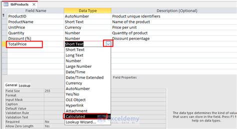 Adding Calculated Fields To Tables For Automatic Computations In Access