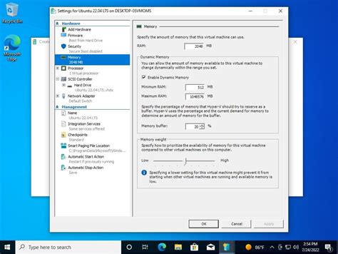 Windows 10 Hyper V Ubuntu 22 04 Lts Installation Procedure Shima