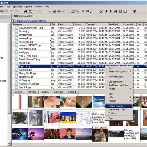 Snapshot Of A Digital Forensic Software X Ways Forensic Download