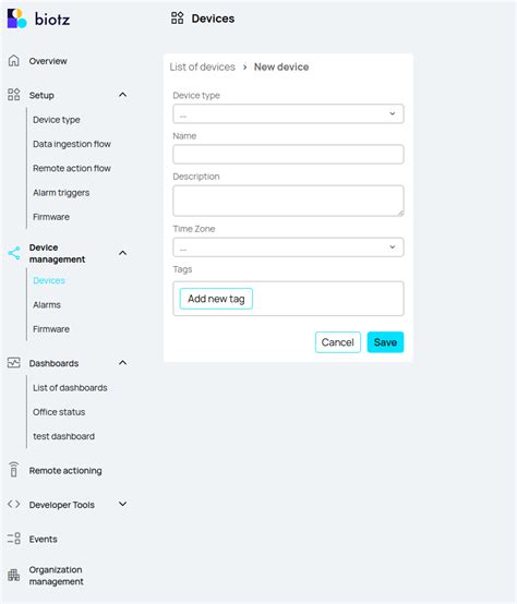 How To Register Devices Biotz Academy