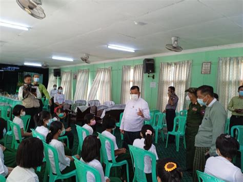 မန္တလေးတိုင်းဒေသကြီးဝန်ကြီးချုပ်နှင့်တာ၀န်ရှိသူများ ချမ်းမြသာစည်မြို့ အ