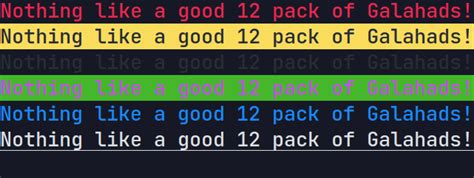 Github Iamcathalcolor Simple And Effective Styled Text Output For