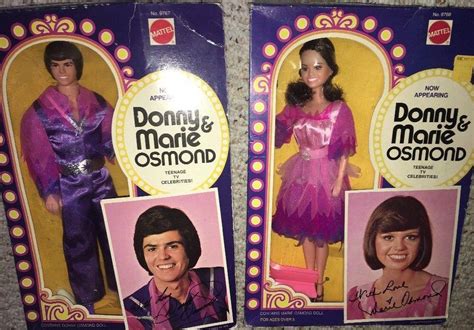 Donny And Marie Osmond Dolls By Mattel 1976 In Original Boxes 1898382096