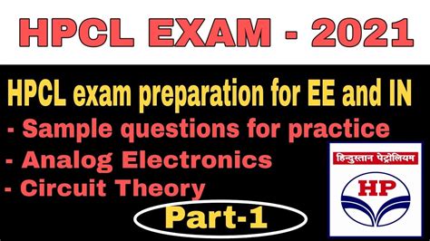 Hpcl Exam Preparation Electrical And Instrumentation Hpcl Recruitment 2021 Youtube
