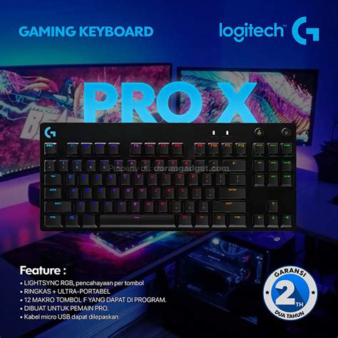 Logitech G Pro Clicky Keyboard Gaming Mechanical Doran Id